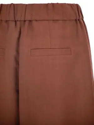 Brunello Cucinelli Fluid Twill Baggy Shorts - Brown