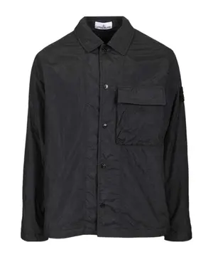 Stone Island Long Sleeve Buttoned Shirt With Pocket Detail