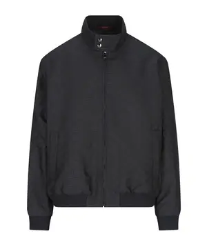 Gucci Gg Ripstop Zip Jacket - Dark Blue