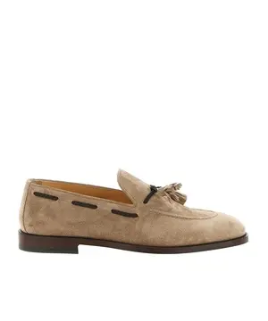 Brunello Cucinelli Tassel Detail Loafers - Brown