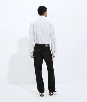 Bottega Veneta Faded Straight Leg Jeans