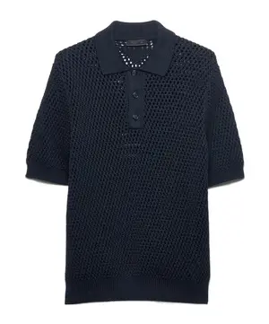 Prada Knitted Polo Shirt