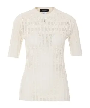 Fabiana Filippi Knitted Jumper With Short Sleeves