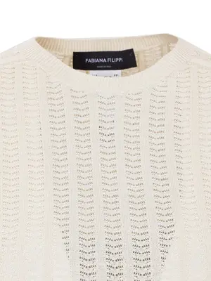 Fabiana Filippi Knitted Jumper With Short Sleeves
