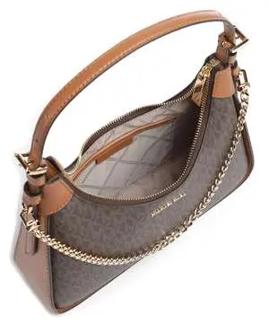 Michael Kors Wilma Logo Shoulder Bag - Black