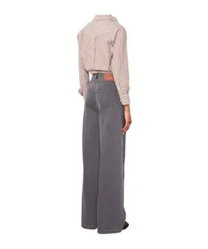Officine Générale Wide-leg High-waisted Jeans