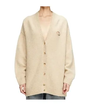 DIESEL® M-areela Oval D Logo Cardigan