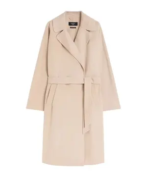 Max Mara Belted Coat - Sand
