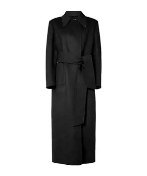 Khaite Lea Wool Belted Long Coat