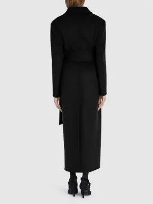 Khaite Lea Wool Belted Long Coat