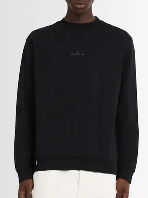 Stone Island Cotton Sweatshirt With Printed Detail