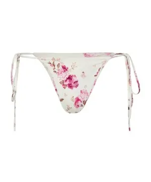 Magda Butrym Magda Butrym Floral String Tie Bikini Bottoms Cream
