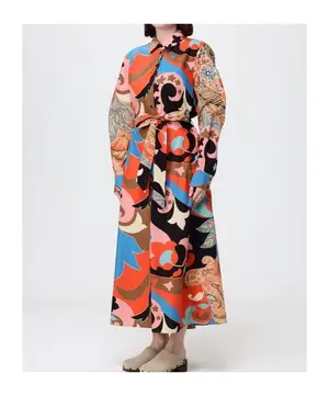 Etro Paisley-print Belted Shirt Dress - Multicolor