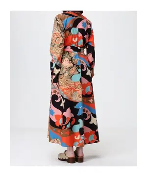 Etro Paisley-print Belted Shirt Dress - Multicolor