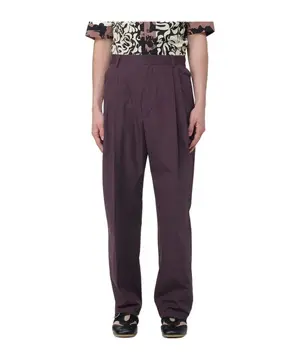 Dries Van Noten Pleated Trousers With Belt Loops - No