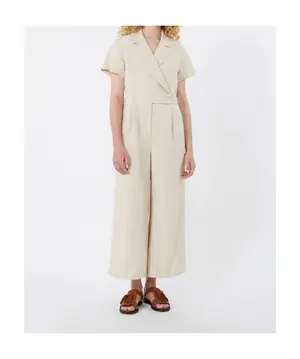 Max Mara Wrap Culotte Jumpsuit - Beige