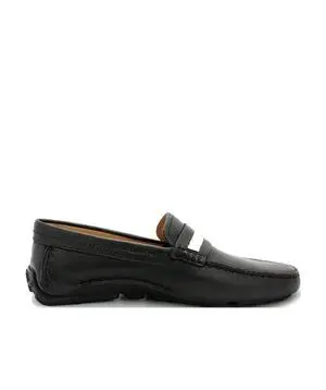 Bally Logo Detail Driving Loafers - Black