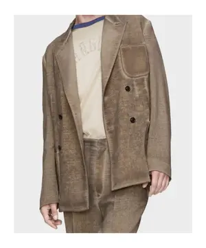 MAISON MARGIELA Double-breasted Vintage Effect Blazer