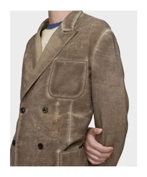 MAISON MARGIELA Double-breasted Vintage Effect Blazer