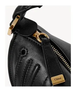 Chloé Mini Marcie Shoulder Bag - Black