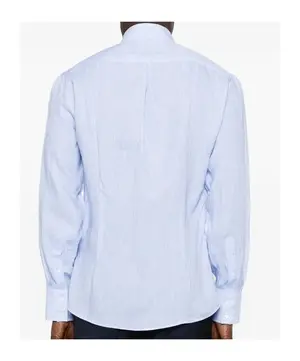 Brunello Cucinelli Linen Shirt - Blue