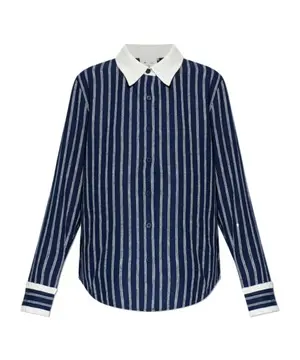The Upside Belize Striped Shirt - Blue
