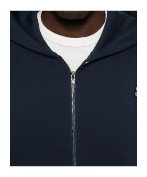 Kenzo Boke Flower Embroidered Zip Hoodie - Black