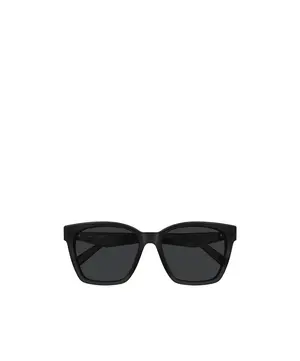 Saint Laurent Oval Frame Sunglasses - Black