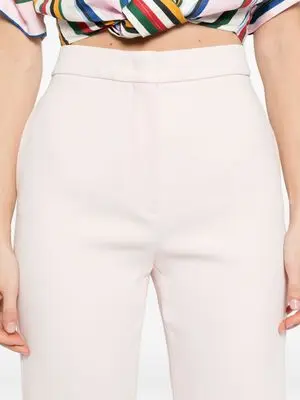 Max Mara High Waisted Tailored Trousers - Pink