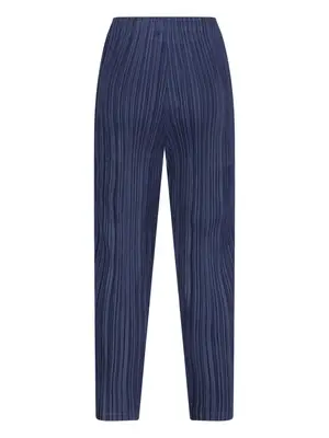 PLEATS PLEASE BY ISSEY MIYAKE Mid-rise Slim Fit Pleated Trousers