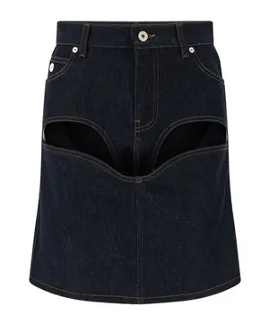 Jean Paul Gaultier Contrast Stitching Skirts
