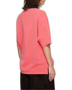 Martine Rose Logo Embroidered Polo Shirt - Multicolor