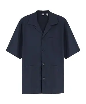 Aspesi Buttoned Short-sleeve Shirt - Black