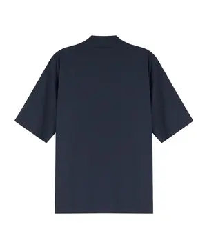 Aspesi Buttoned Short-sleeve Shirt - Black