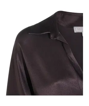 Antonelli Firenze Satin Shirt Dress