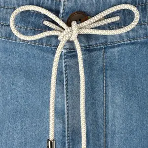 Zegna Drawstring Denim Shorts