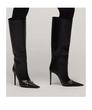 Gucci Donna Slip-on Boot With Horsebit Detail