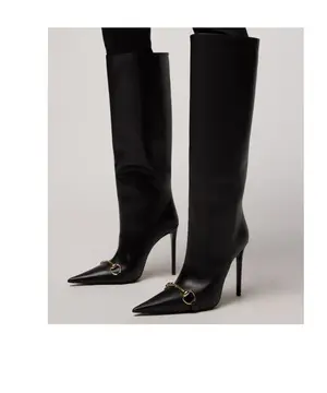 Gucci Donna Slip-on Boot With Horsebit Detail