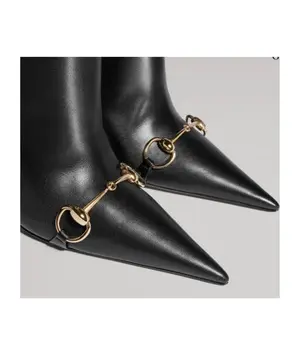 Gucci Donna Slip-on Boot With Horsebit Detail