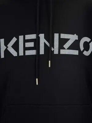 Kenzo Logo Print Hooded Sweatshirt