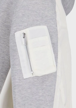 Sacai Contrast Panel Zip Hoodie