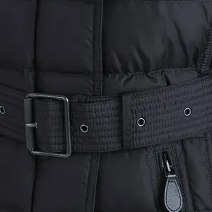 Burberry Quilted Belted Long Sleeve Jacket