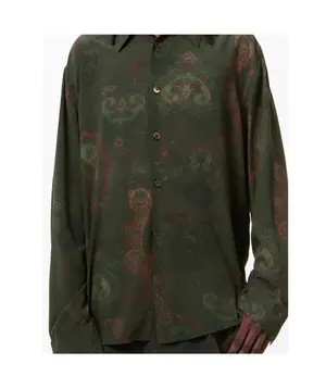 Our Legacy Beyond Forgotten Paisley Print Shirt - Black