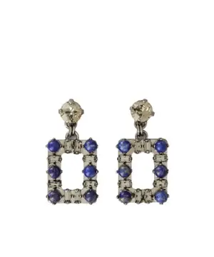 ROGER VIVIER Crystal Drop Earrings - Yellow