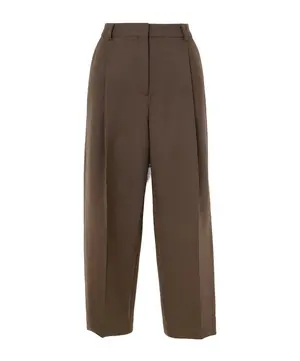 TOTEME Pauli Pleated Tapered Twill Trousers