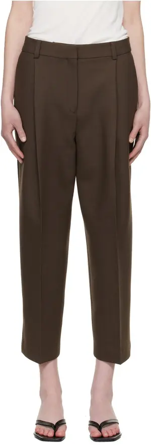 TOTEME Pauli Pleated Tapered Twill Trousers