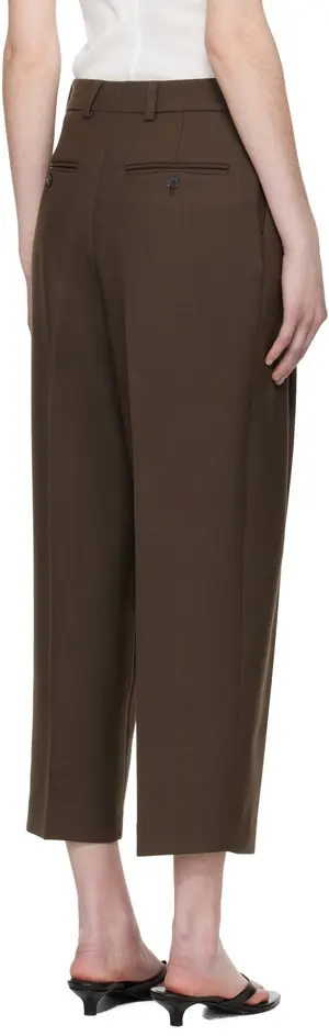 TOTEME Pauli Pleated Tapered Twill Trousers