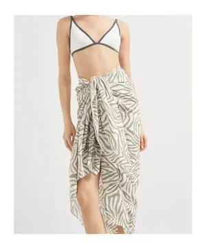 Brunello Cucinelli Ethnic Style Printed Sarong