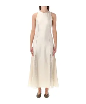 Loulou De Saison Irka Midi Dress - Ivory