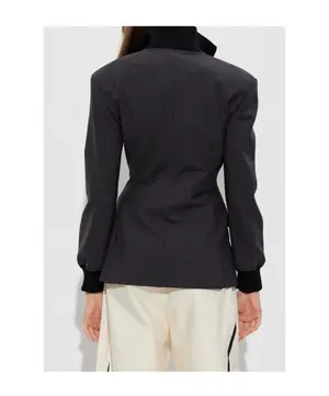 Moschino Stand Collar Zip Blazer